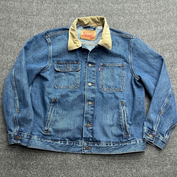 Levi's | Jackets & Coats | Levis Type Ii Trucker Jacket Denim Large ...